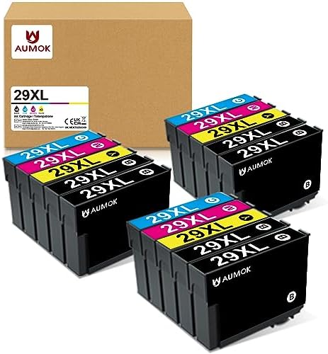AUMOK 29XL High Yield Ink Cartridges Epson 29XL Ink for Epson ...