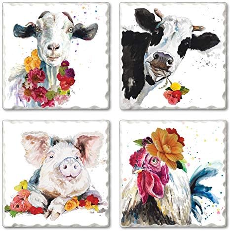 Amazon.com | Thirstystone Queen Bee Multi-Image Absorbent Stone Tumbled ...