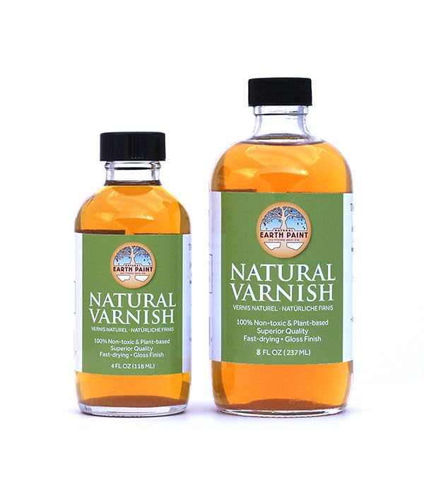 Natural Earth Paint Natural Varnish – 100% Plant-Based, Non-Toxic ...
