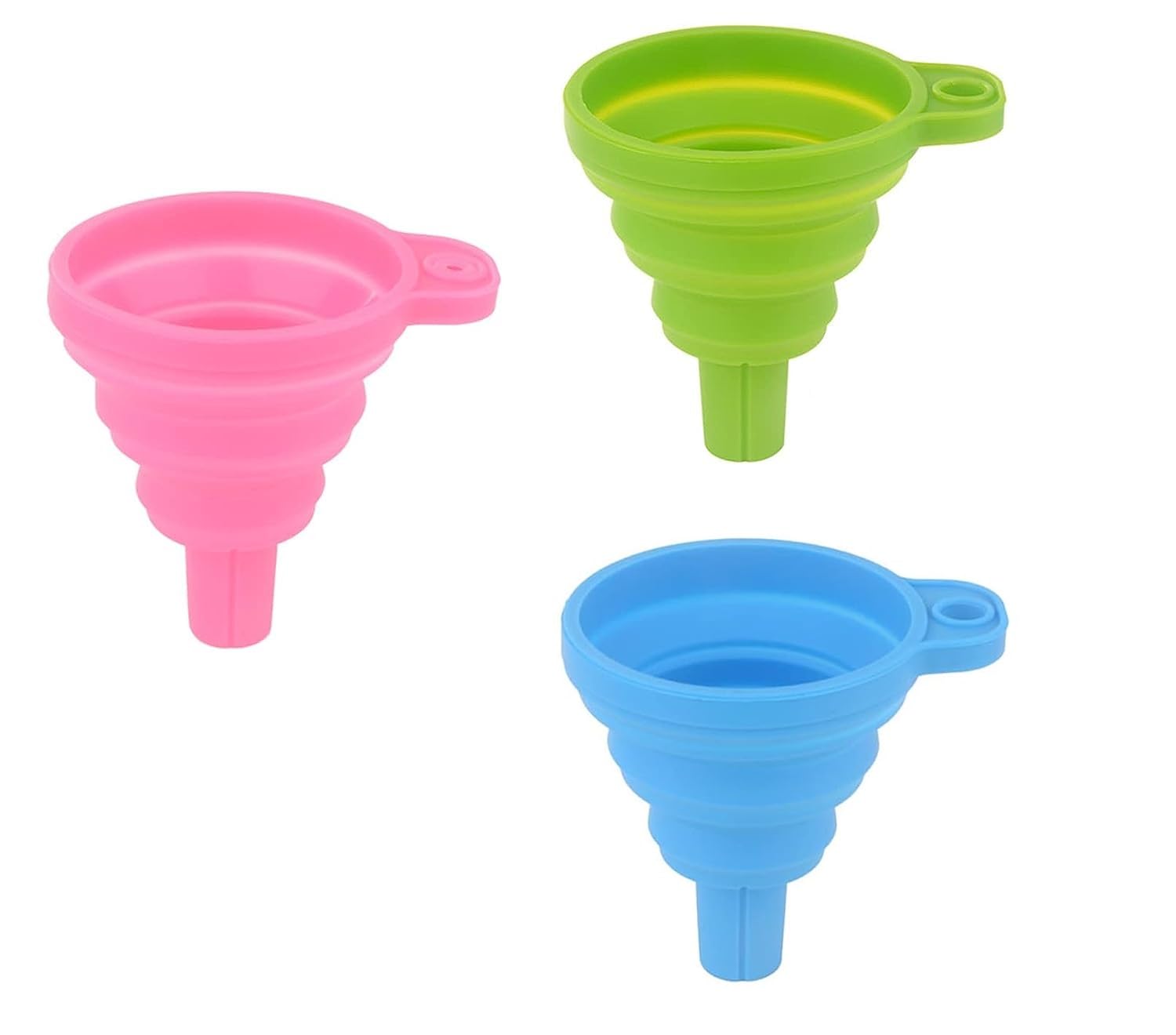 Silicone Funnel for Kitchen Use Oil Pouring, Sauce, Water, Juice ...