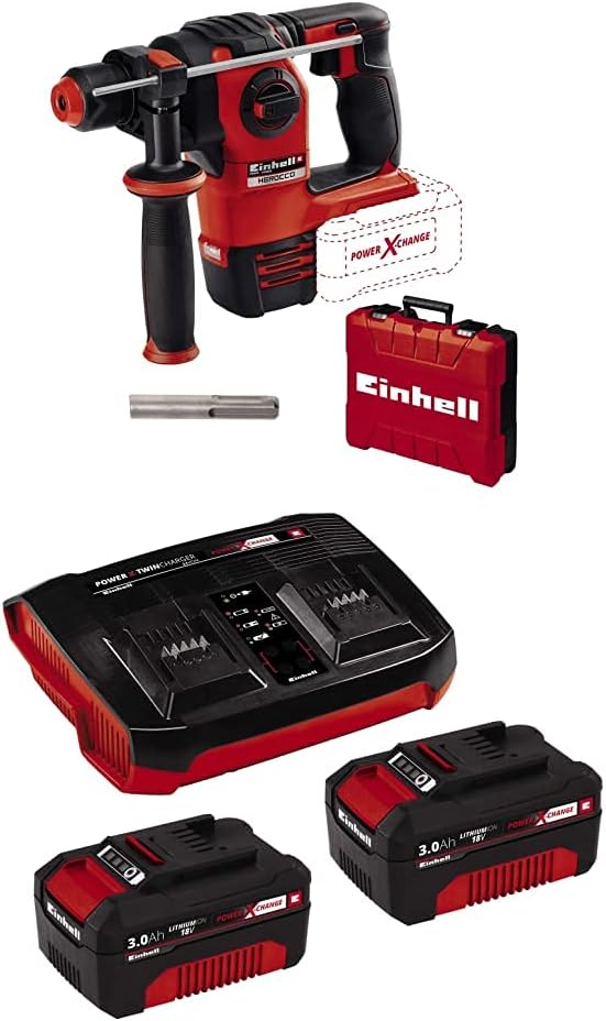 Einhell Tassellatore a batteria HEROCCO Power XChange 18 V LiIon 22 J ...