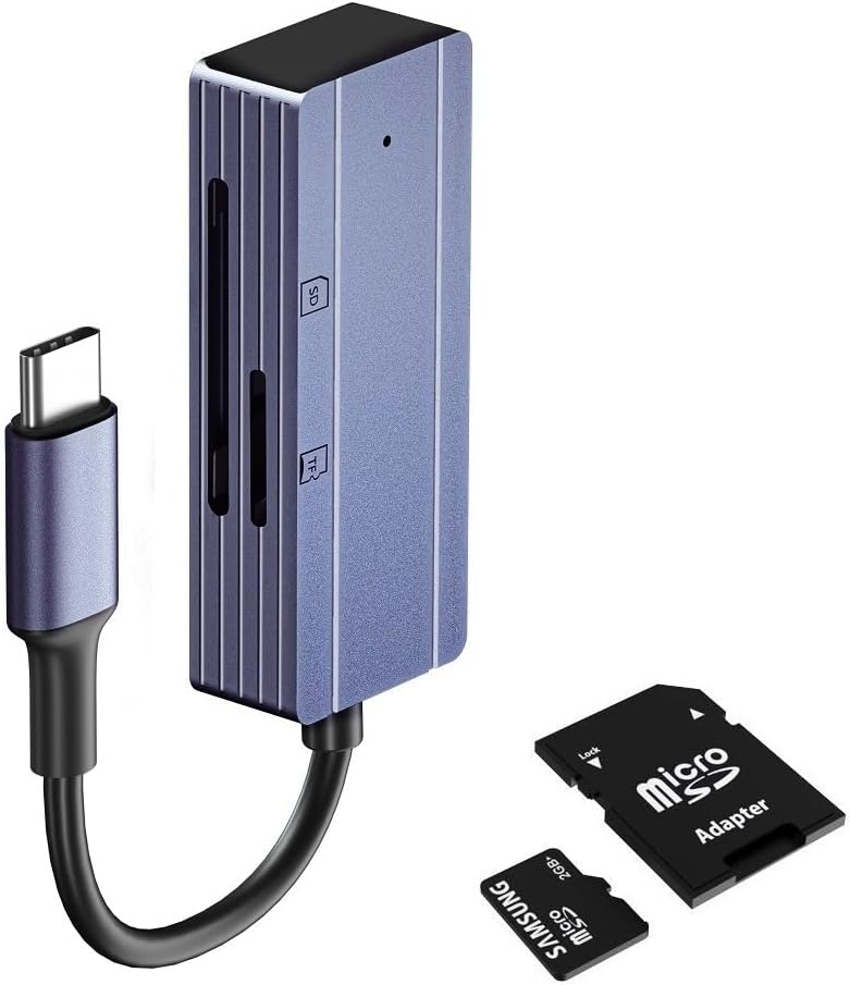 Amazon.com: USB C SD Memory Card Reader, Type C Camera Adapter Trail ...