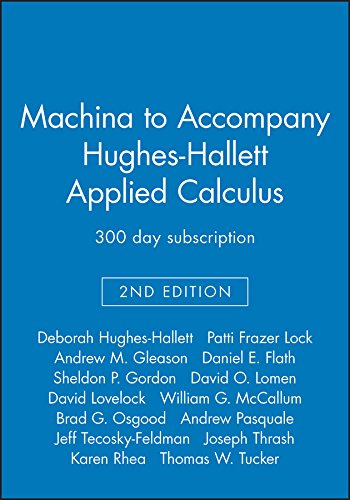 Applied Calculus, Machina 300 day subscription: Gleason, Andrew M ...
