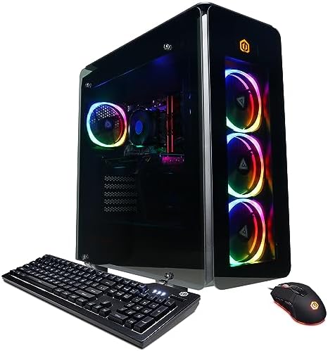 CYBERPOWERPC Gamer Master Gaming PC, AMD Ryzen 7 7700X 4.5GHz, Radeon ...