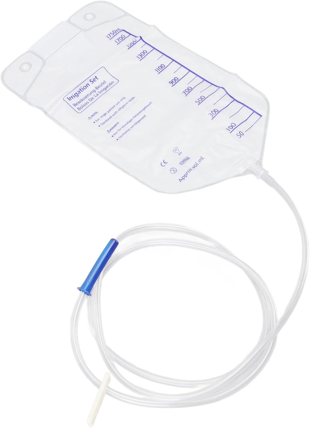 Amazon.com: Rengu Enema Bag, PVC 1750ml Home Colon Cleansing Kit ...