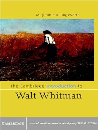 The Cambridge Introduction to Walt Whitman (Cambridge Introductions to ...