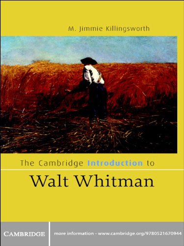 Amazon.com: The Cambridge Introduction to Walt Whitman (Cambridge ...