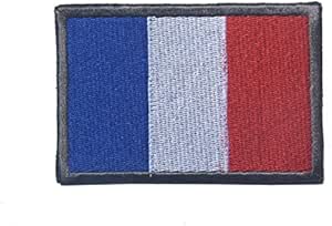 Amazon.co.jp: GIGN France Flag Chest Strip Tactical Patch Badge ...