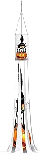 Amazon.com : Taknne Halloween Theme,Halloween Windsock Flag,Cat on ...