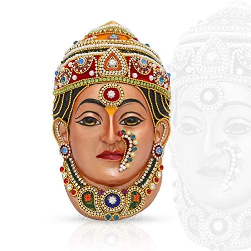 Buy VEDIC VAANI Auspicious Goddess Ekvira Aai Vratam Devi MATA Face ...