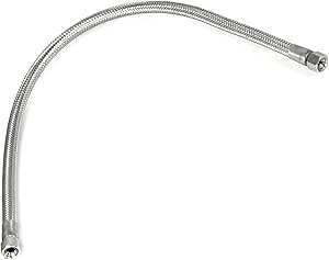 1/2" x 36" Stainless Steel Compressed Air Line Metal Flex Hose ...