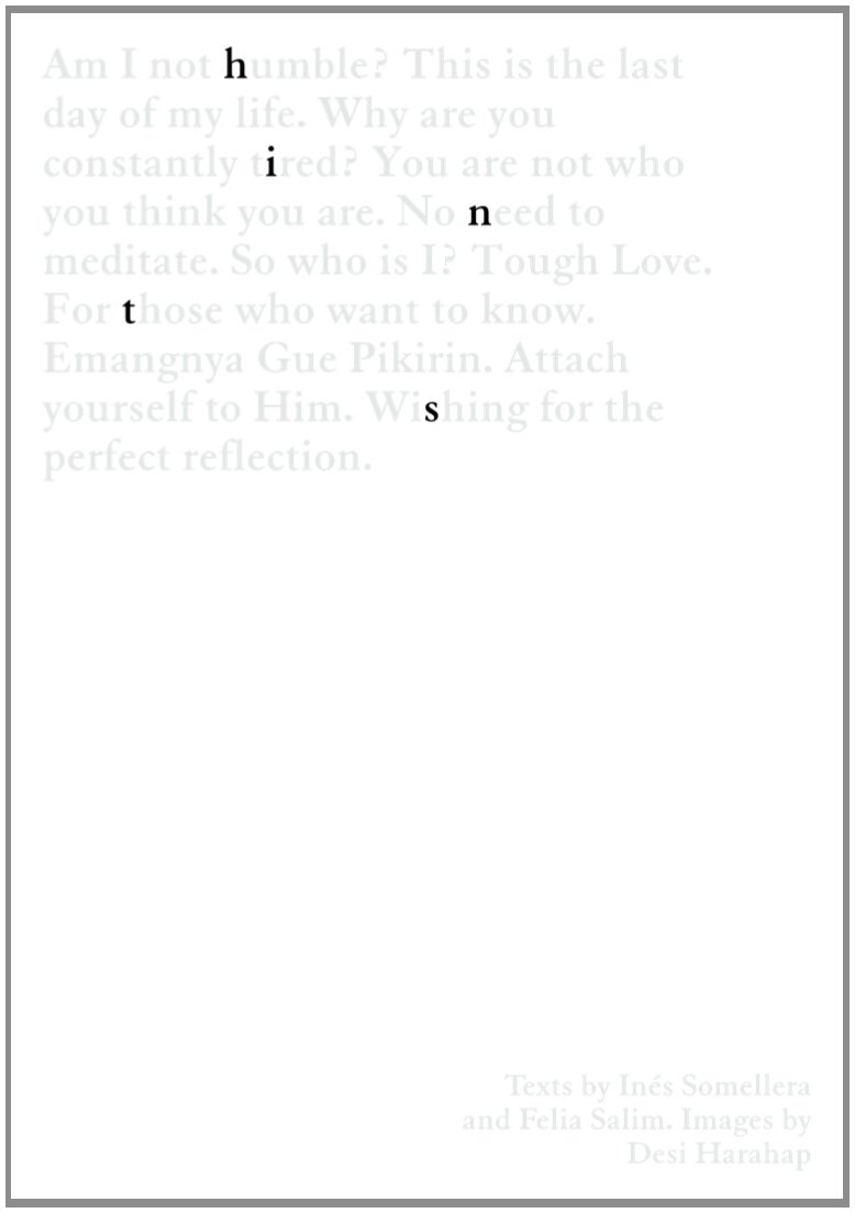 Hints: Ines Somellera, Felia Salim: 9789794335321: Amazon.com: Books