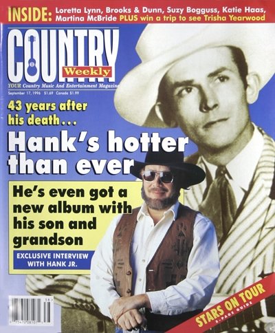 COUNTRY WEEKLY magazine September 17, 1996 (Your Country Music and ...