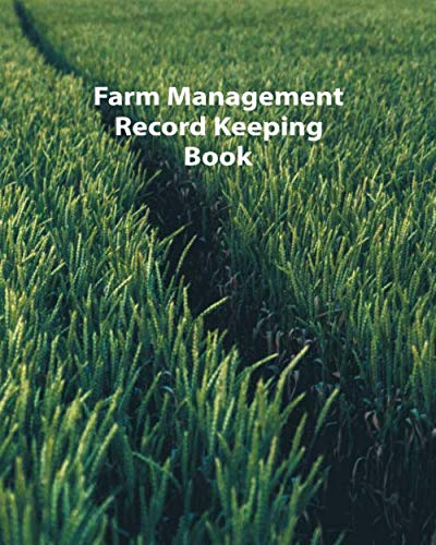 Farm Management Record Keeping Book: Farm Ledger Book | Farm Log Book ...
