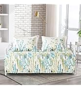 Amazon.com: Jarson 3 Pcs Floral Daybed Cover Set Twin Size Purple White ...
