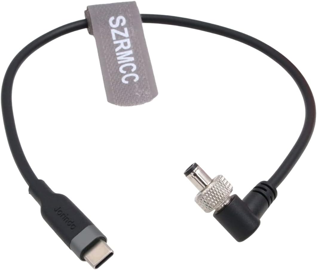 Amazon.com: SZRMCC 12V USB C Type-C to Locking DC 5.5x2.5mm Right Angle ...