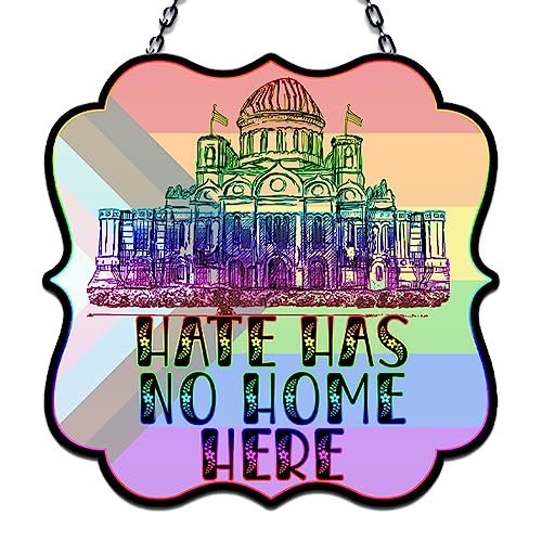 Amazon.com: Hate Has No Home Here Pride/Rainbow/Ally Sign/Pride Month ...