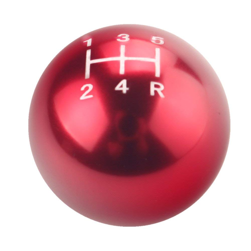 Amazon.com: DEWHEL Round Ball Billet M12x1.25 5 Speed Short Throw ...