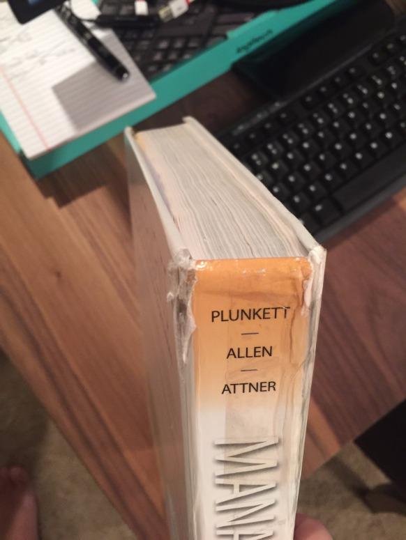 Management: Plunkett, Warren R., Allen, Gemmy S., Attner, Raymond F ...