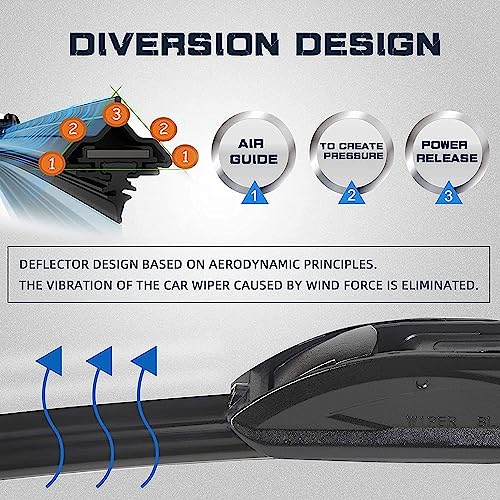 2 Wiper Blades OEM Quality Replacement For Chevy Silverado Avalanche ...