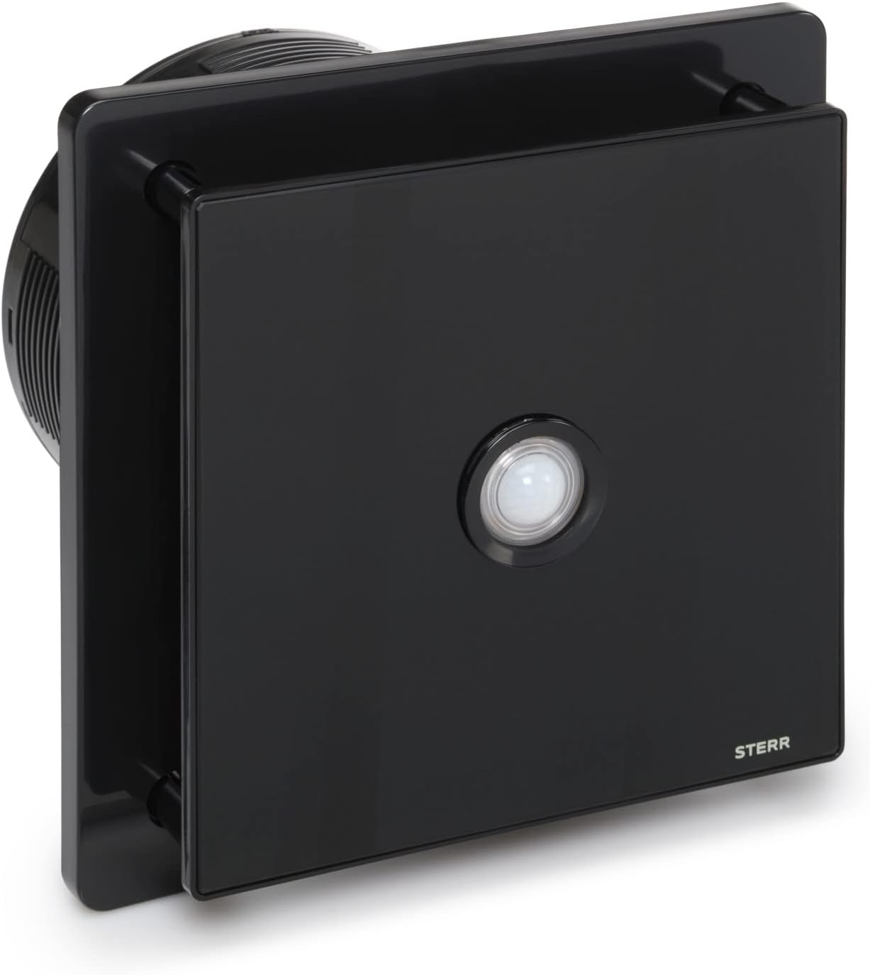 STERR Black Bathroom Fan 6 inches / 150 mm with PIR - Extractor Fan ...