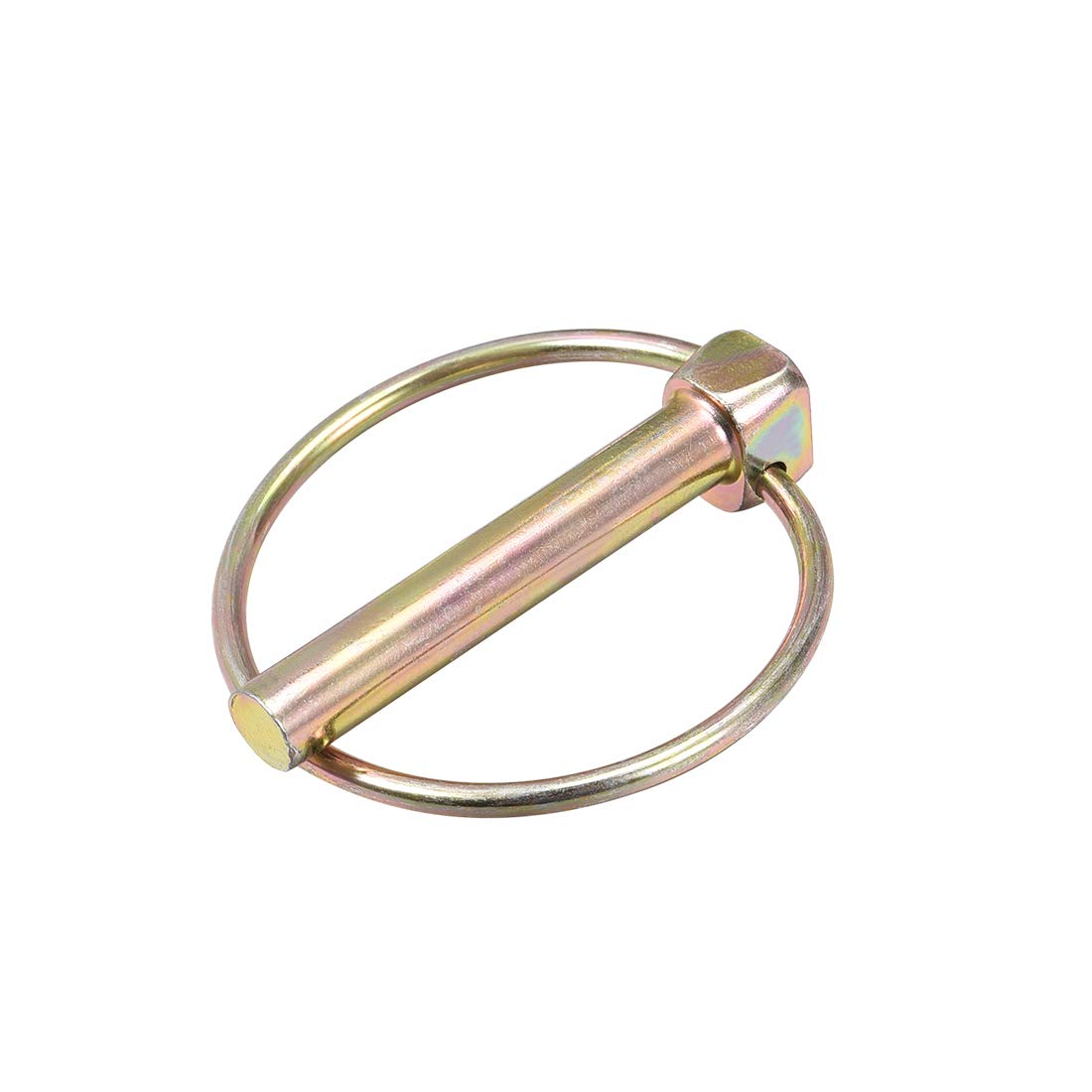 uxcell Linch Pin with Ring - 8mm x 50mm Trailer Pins Assortment Kit for ...