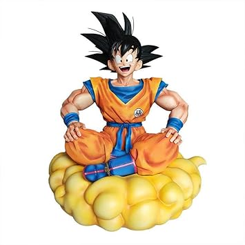 Buy KENMA DBZ Son Goku Sitting Cloud Resin Action Figure Model Toy ...