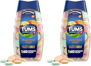 Amazon.com: TUMS Ultra Strength Antacid Tablets for Chewable Heartburn ...