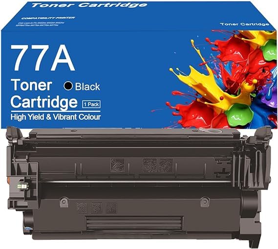 SPS CF277A Toner Cartridges with CHIP Compatible for HP 77A CF277A 77X ...