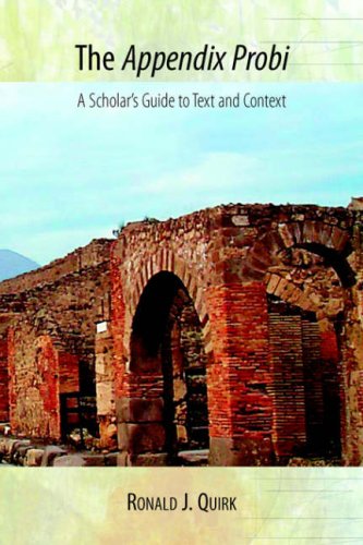 Amazon.com: The Appendix Probi: A Scholar's Guide to Text and Context ...