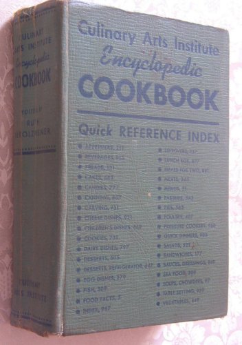 Encyclopedia Cookbook 1948 (Culinary Arts Institute Quick Reference ...