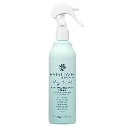 Amazon.com: Hairitage Heat Protectant Spray for Hair - Up to 450 Degree ...