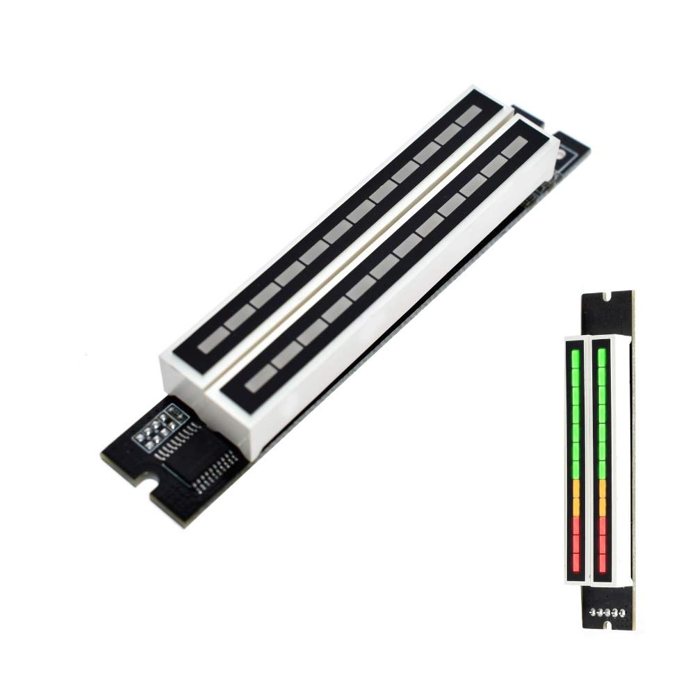 Buy AiHua Huang Mini Dual 12 Level Indicator VU Meter Stereo Amplifier ...