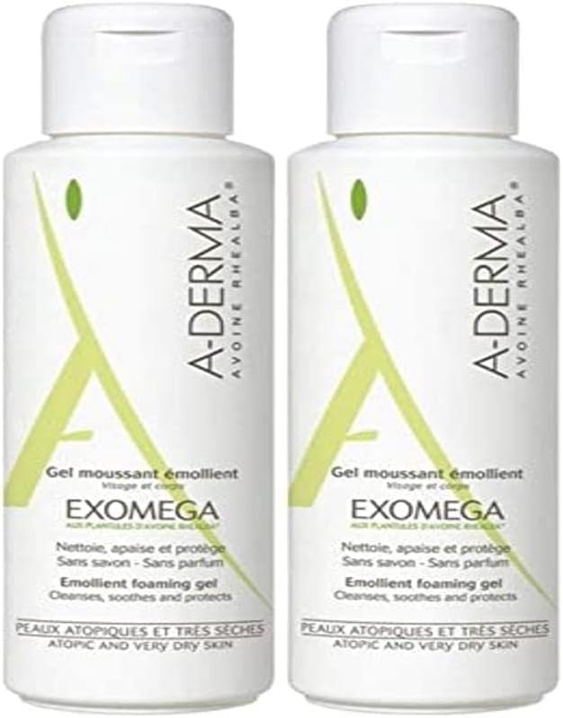 A derma exomega gel moussant 2 x 500ml : Amazon.co.uk: Beauty