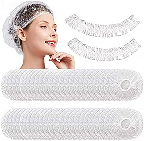 Mudder 200 Pieces Disposable Hair Net Bouffant Caps White Cover for ...