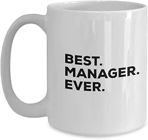 Amazon.com: SpreadPassion Manager Mug - Best Manager Ever Coffee Cup ...