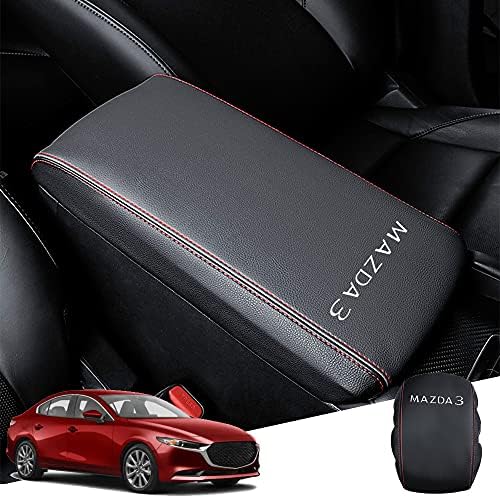 Amazon.com: Leather Center Console Cover Armrest Pad, Protector Armrest ...