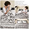 Amazon.com: Madison Park Ultra-Soft Poly Fur Blanket, Reversible Plush ...