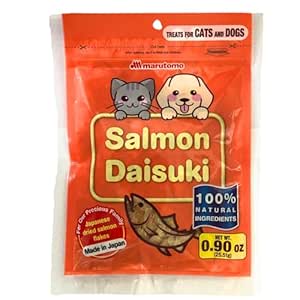 Amazon.com: §m marutomo Cat Treats Low-Sodium Dried Bonito Flakes Topper for Dog & Cat, Salmon ...