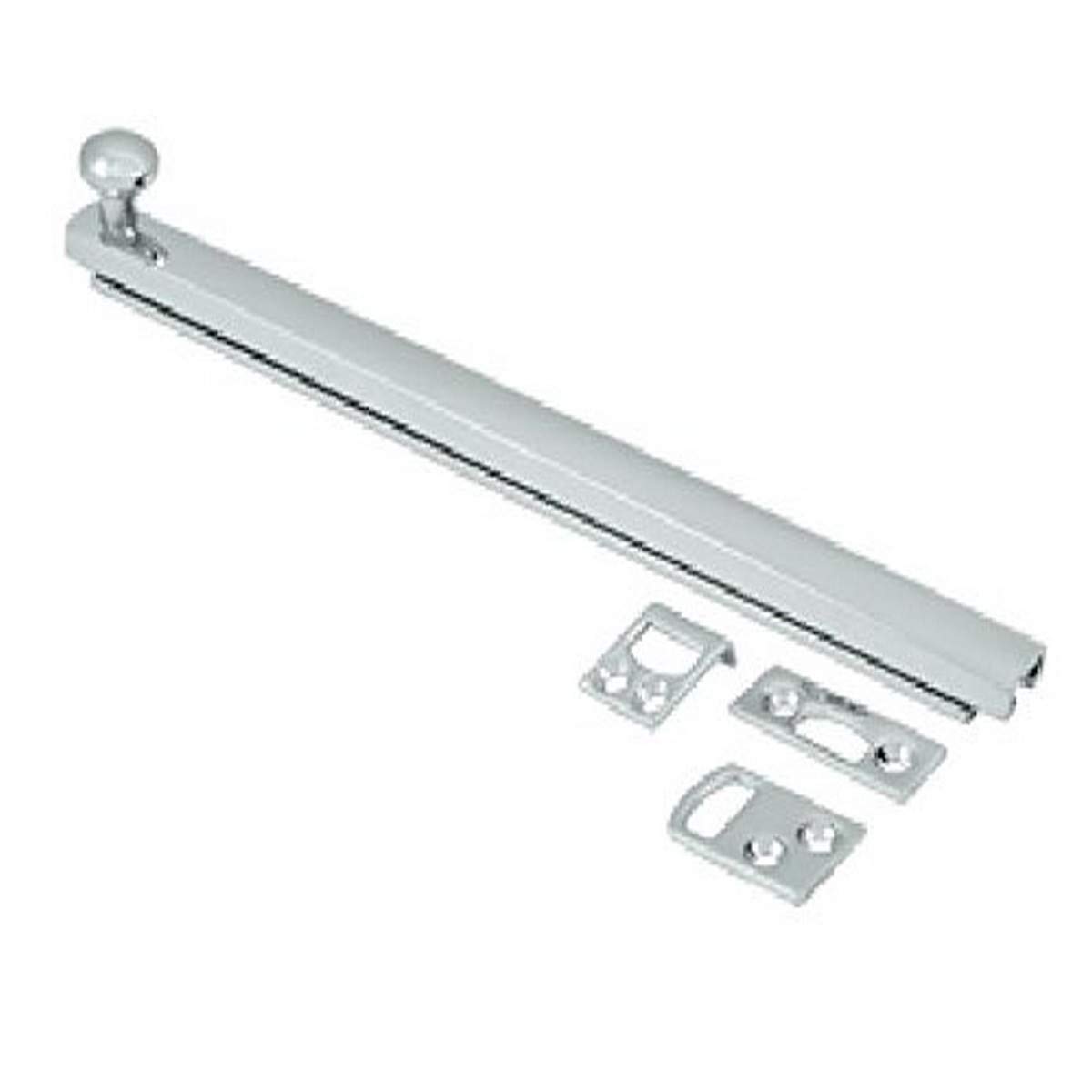 Deltana 8SBCS26 Hd Concealed Screw Solid Brass 8-Inch Surface Bolt ...