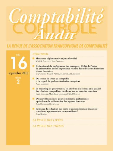 Compta controle audit v2 t16 revue compta audit: 9782311001044: Books ...