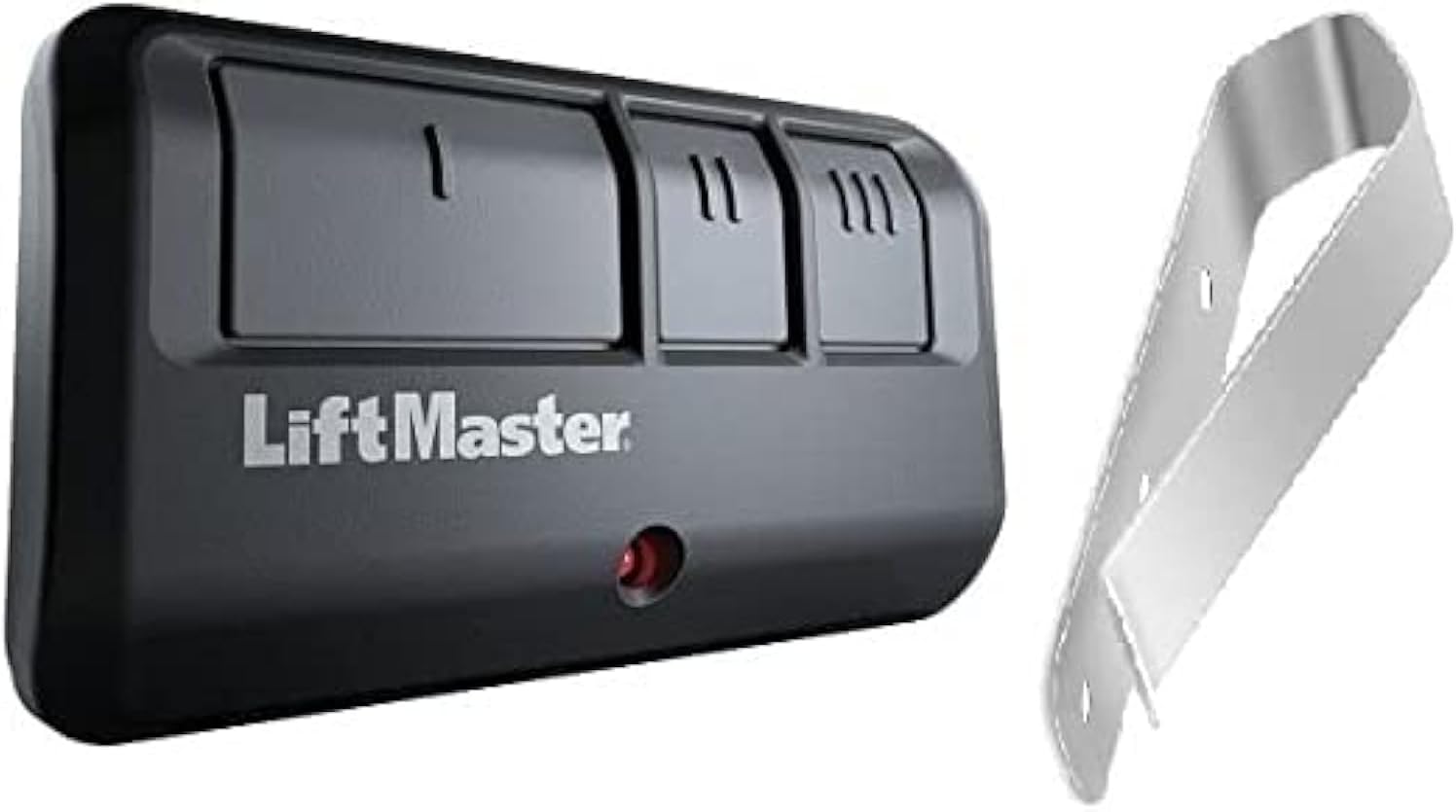 LiftMaster 893LM 3-Button Garage Door Opener Remote Control, Dark Gray ...