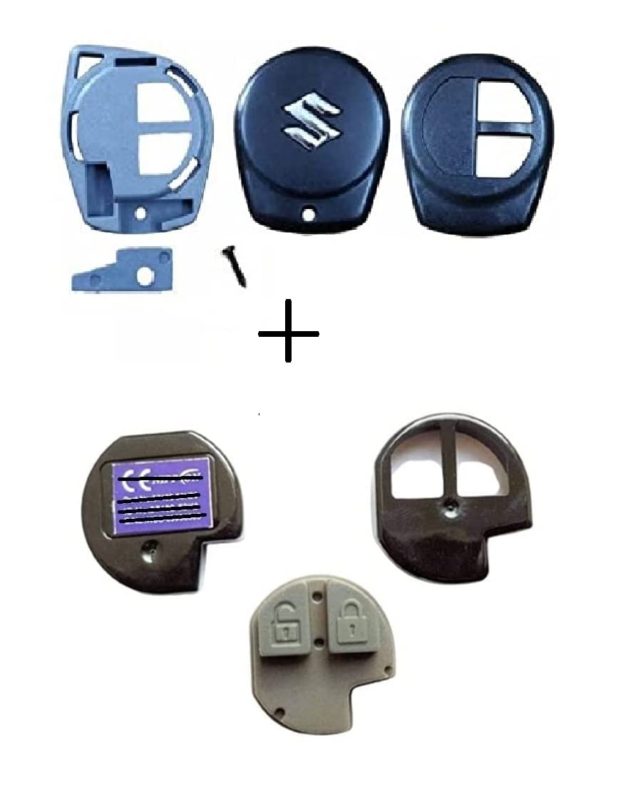 Abundance 2 Button Replacement Key Shell with Remote case Compatible ...