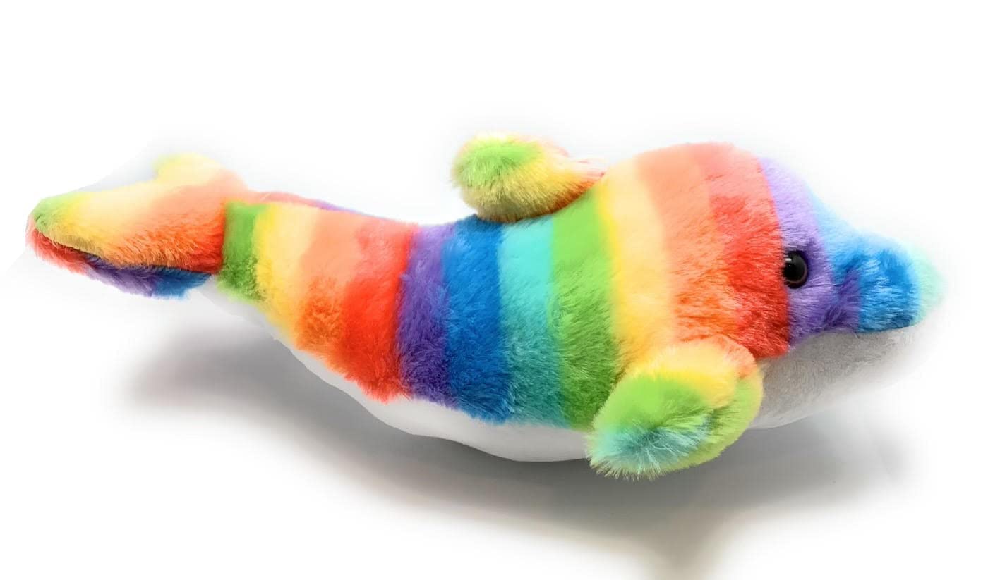 Rainbow Dolphin Stuffed Animal