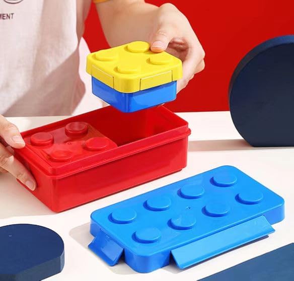 kunya DIY Lunch Box Kids Bricks Characters Blocks Assemble DIY for Kids ...