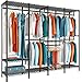 Amazon.com: Raybee Clothes Rack, Clothing Rack Load 985 LBS Clothing ...