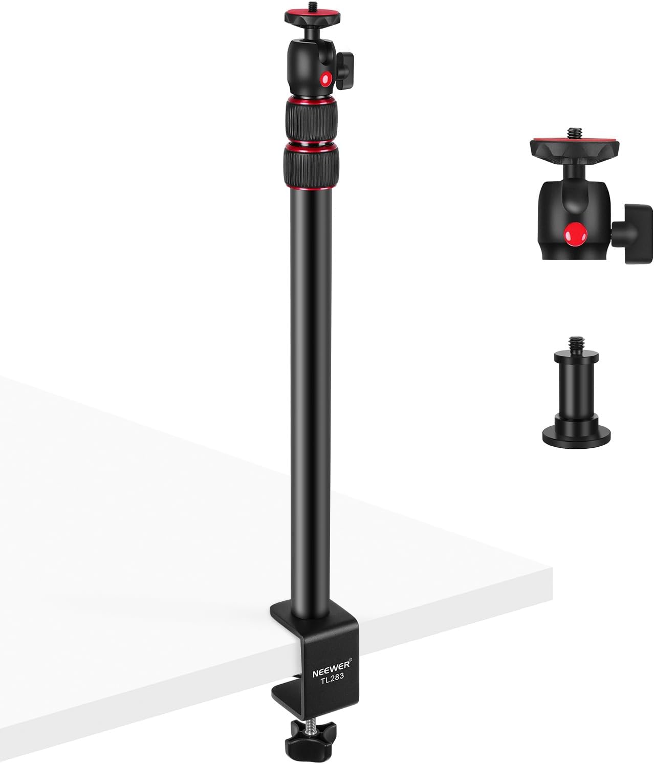 Amazon.com : NEEWER Extendable Camera Desk Mount with Ball Head, 17"-40 ...