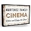 Amazon.com: Custom Movie Theater Sign - Home Theatre Room Canvas Wall ...
