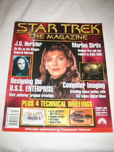Star Trek The Magazine #10 Feb. 2000 J.G. Hertzler Marina Sirtis Gen ...