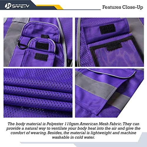 Snapklik.com : JKSafety 9 Pockets High Visibility Safety Vest For Men ...